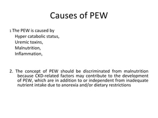 Prevention and treatment of protein energy wasting in | PPT