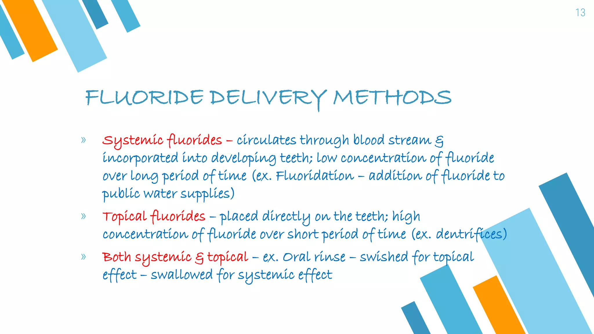 Prevention by Fluoridation | PPTX