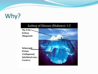 Prevention & control of diabetes | PPTX