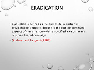 Prevention control and eradication of Zoonoses | PPTX