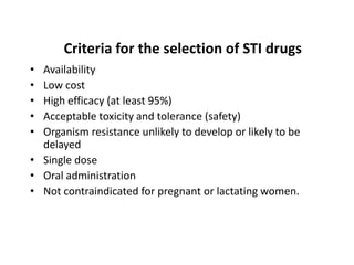 Prevention & control of STI | PDF