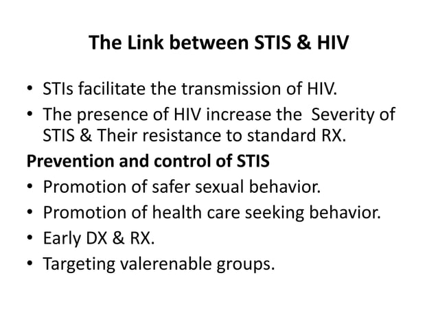 Prevention & control of STI | PDF | Sexual Conditions | Sexual Health