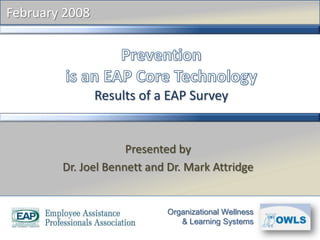 Prevention core eap_technology | PPT