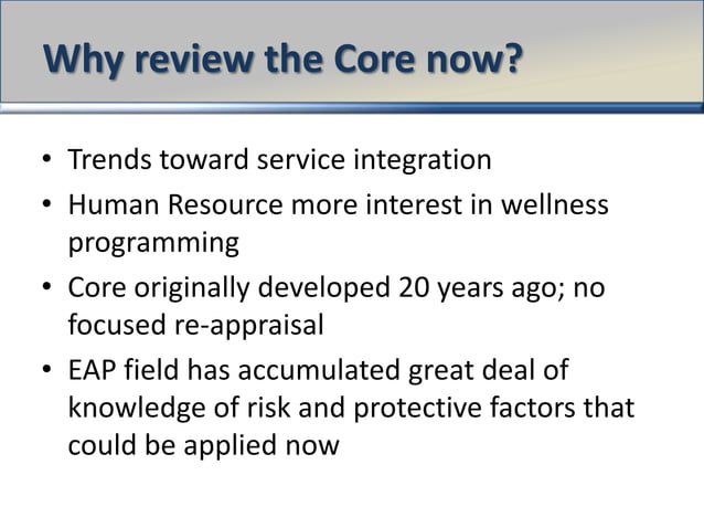 Prevention core eap_technology | PPT