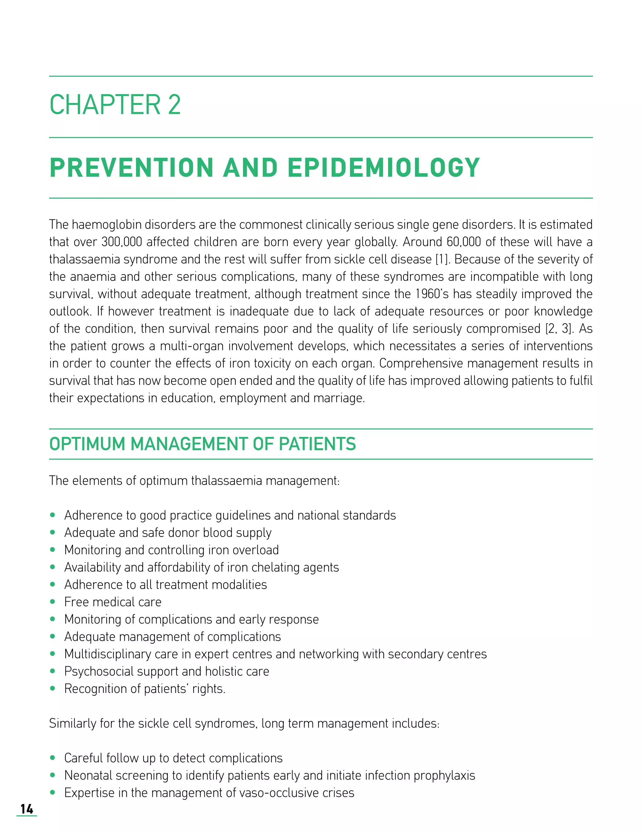 Prevention and Diagnosis of Haemoglobinopathies - A Short Guide for ...