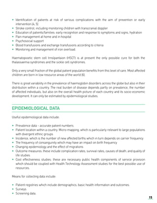 Prevention and Diagnosis of Haemoglobinopathies - A Short Guide for ...