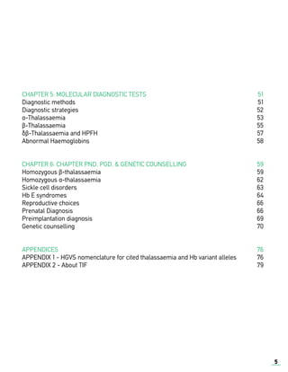 Prevention and Diagnosis of Haemoglobinopathies - A Short Guide for ...