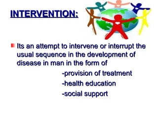 levels of Prevention &modes of intervention | PPT