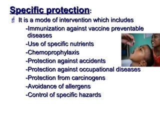 levels of Prevention &modes of intervention | PPT