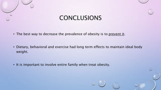 Prevention obesity | PPTX