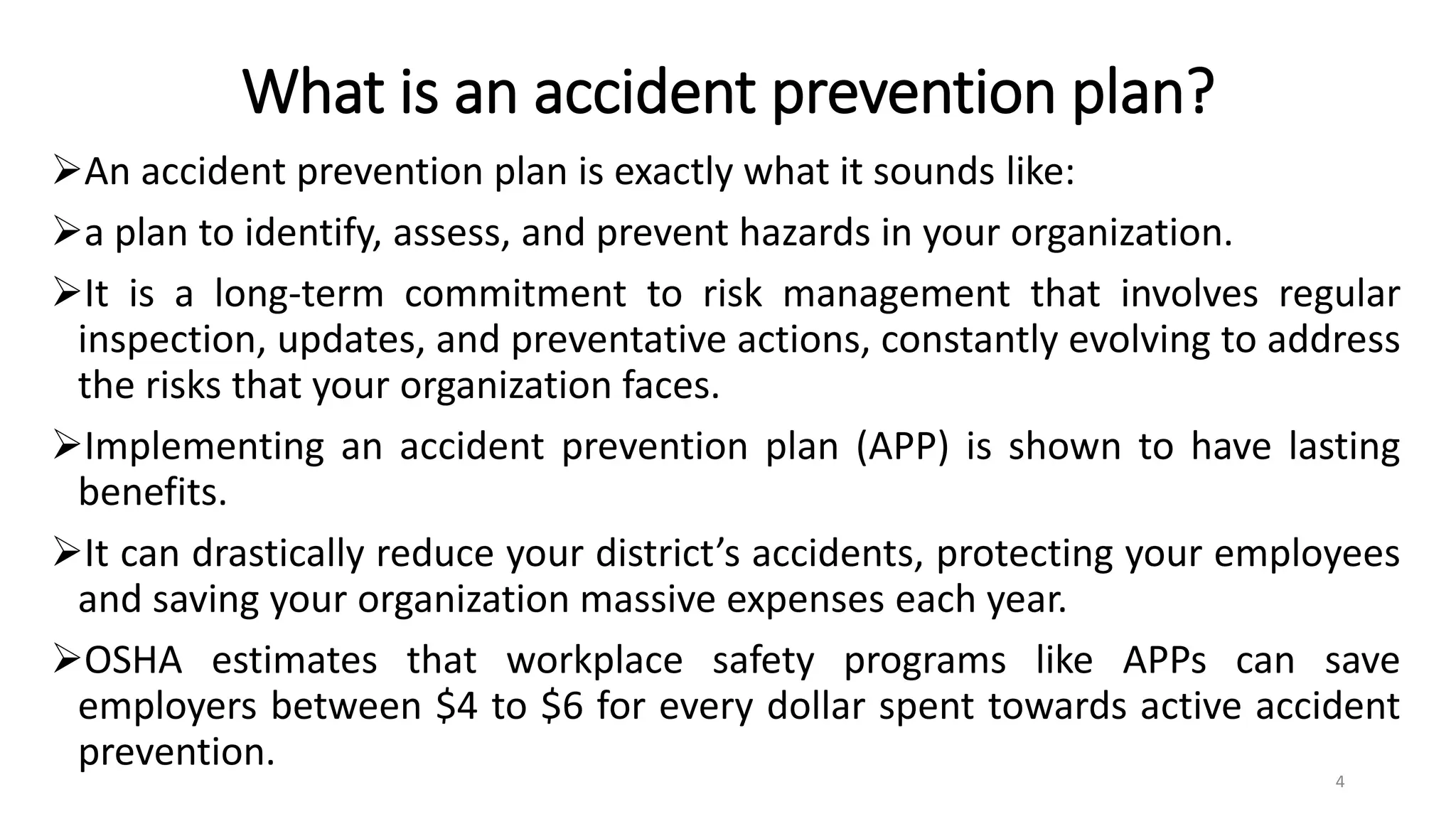 PREVENTION OF ACCIDENT (Risk Assessment & Control) | PDF