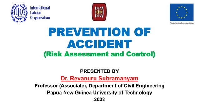 PREVENTION OF ACCIDENT (Risk Assessment & Control) | PDF | First Aid ...