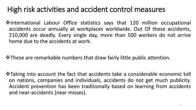 PREVENTION OF ACCIDENT (Risk Assessment & Control) | PDF | First Aid ...