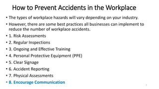 PREVENTION OF ACCIDENT (Risk Assessment & Control) | PDF