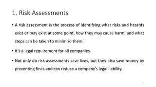 PREVENTION OF ACCIDENT (Risk Assessment & Control) | PDF