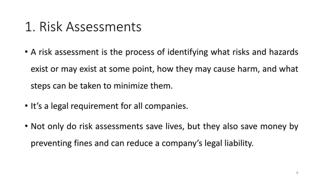 PREVENTION OF ACCIDENT (Risk Assessment & Control) | PDF | First Aid ...