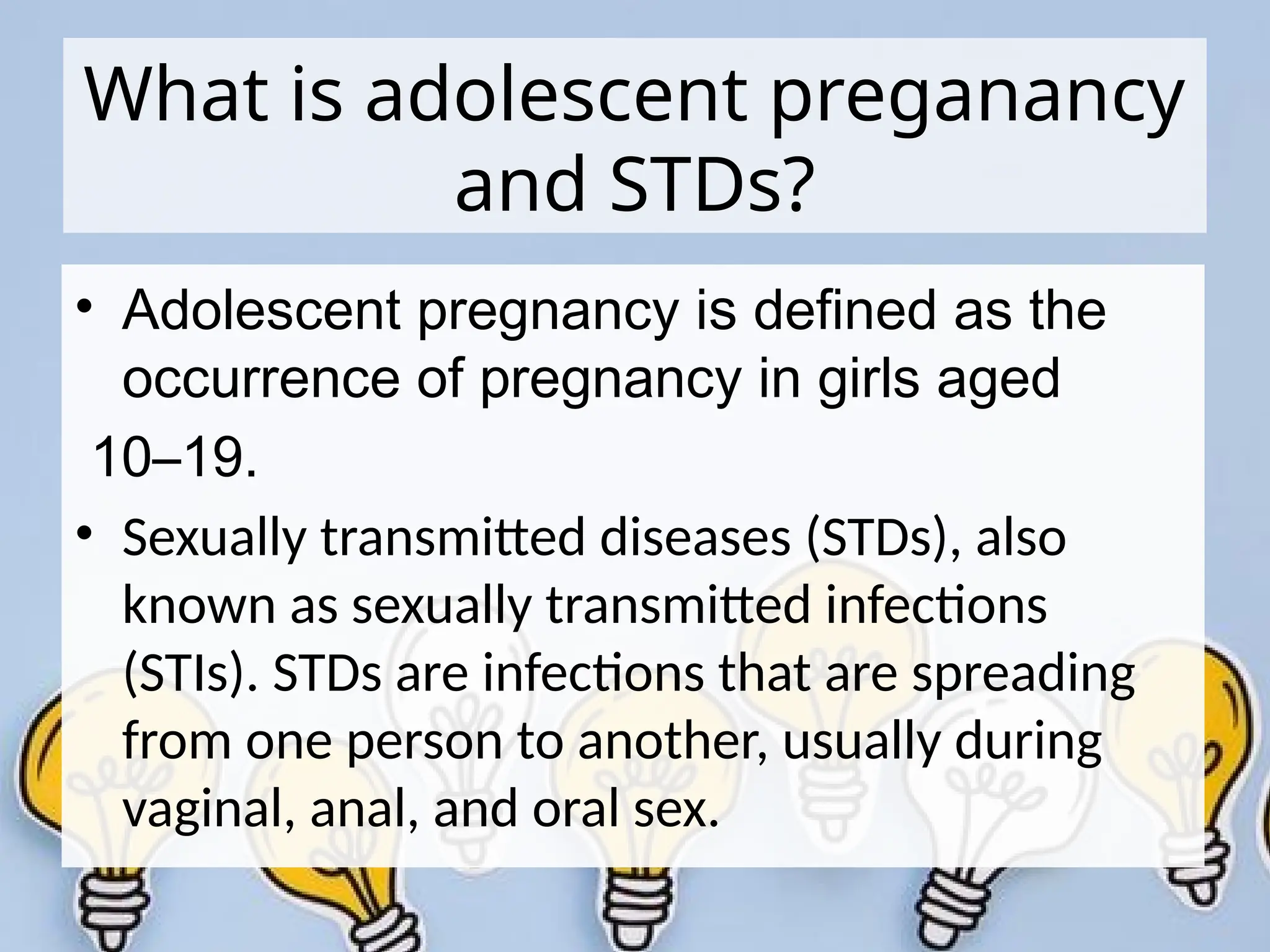 Prevention Of Adolescent Pregnancy And STDs.pptx