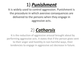 Preventionof aggression | PPTX