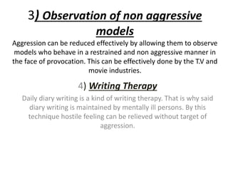 Preventionof aggression | PPTX