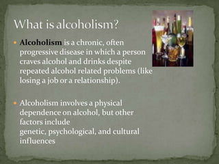 Prevention of alcoholism | PPTX