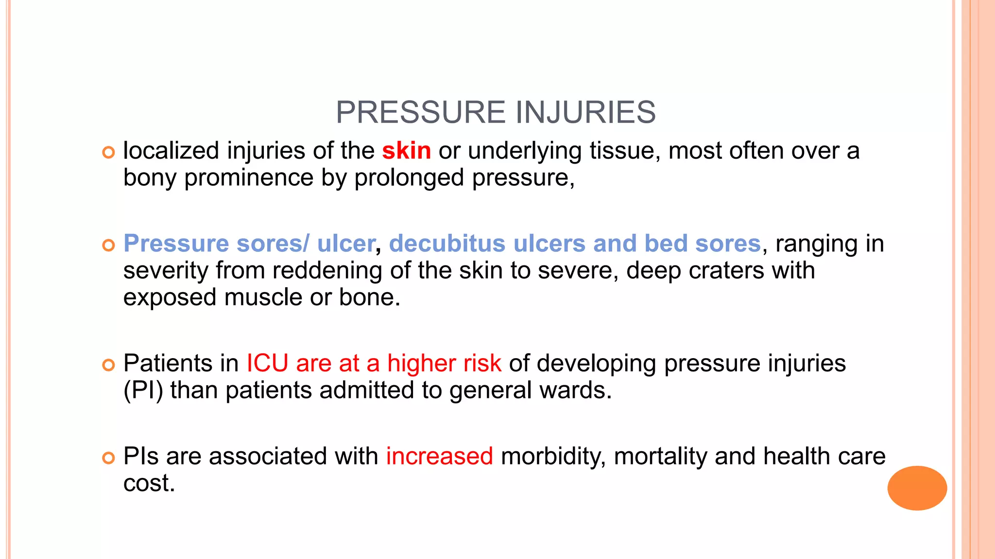 Prevention of Bed Sore Injuries in ICU patients.pptx