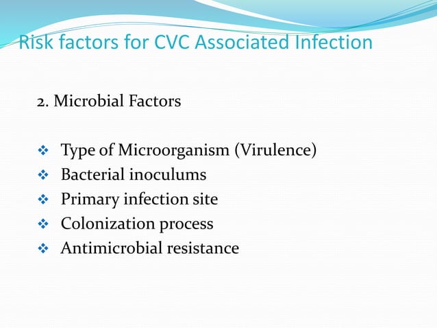 Prevention of blood stream infection | PPTX