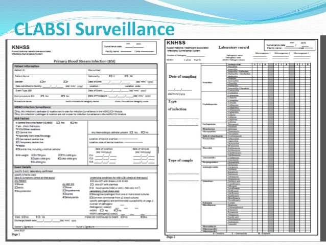 Prevention of blood stream infection