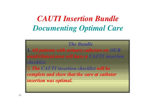 Prevention of Catheter Associated Urinary Tract Infection ( CAUTI ) […