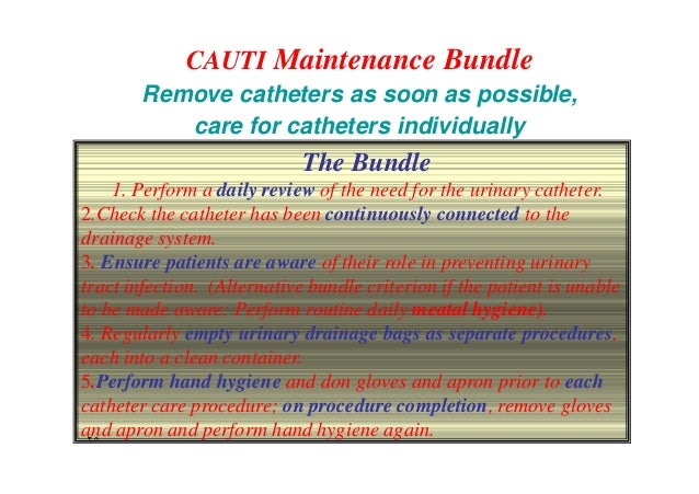 Prevention of Catheter Associated Urinary Tract Infection ( CAUTI ) […