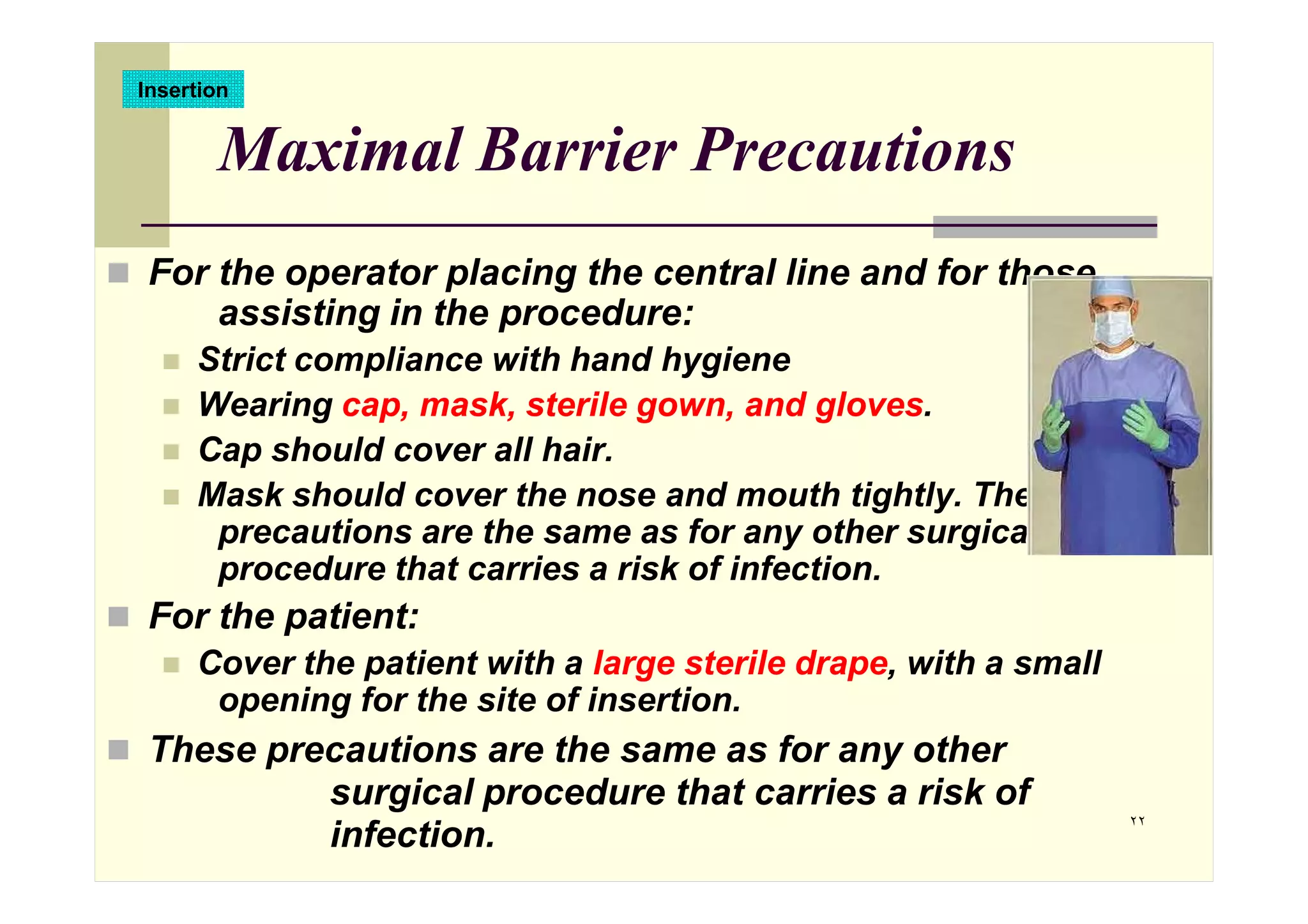 Prevention of Central Line Associated Blood Stream Infection (CLABSI ...