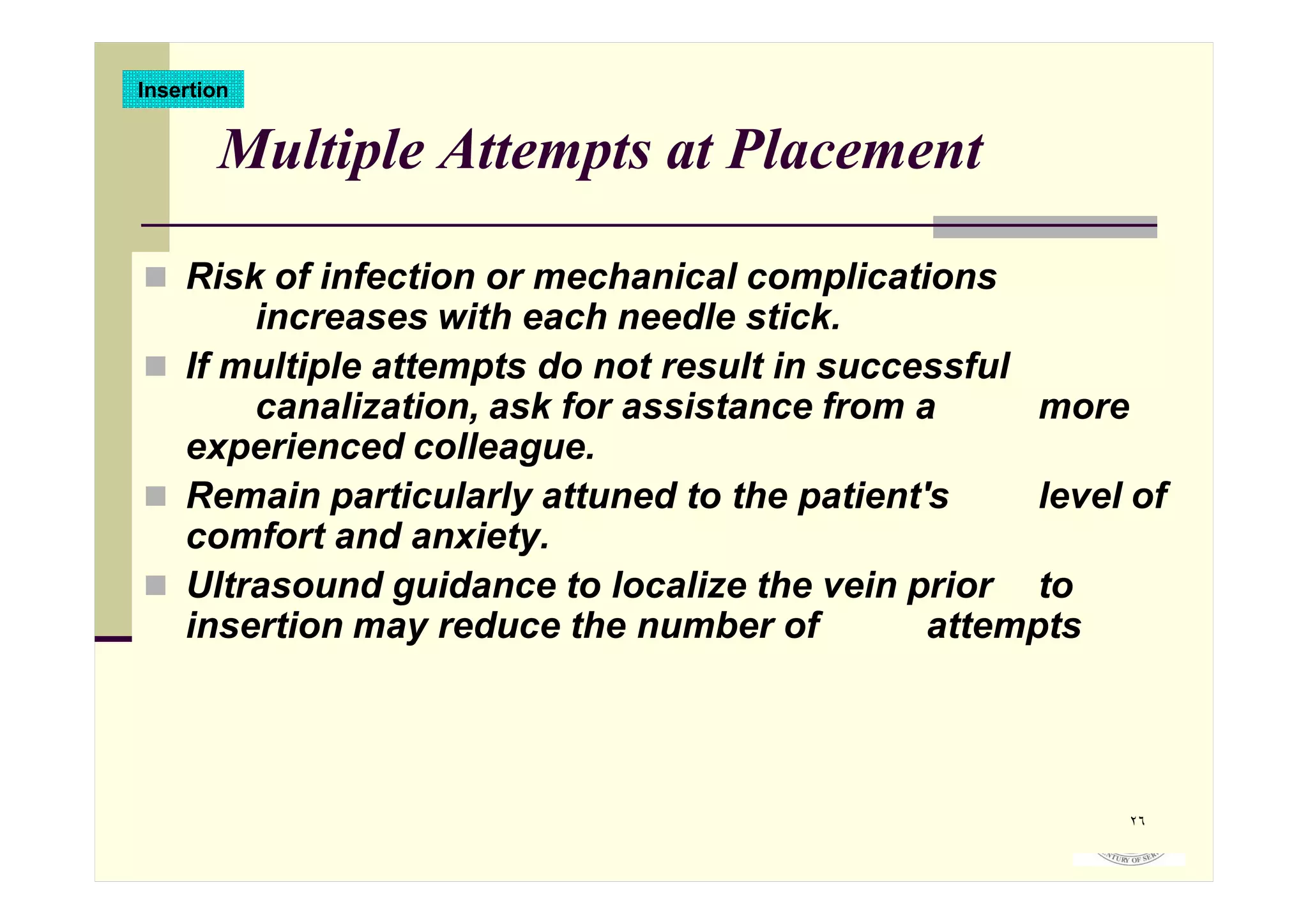 Prevention of Central Line Associated Blood Stream Infection (CLABSI ...
