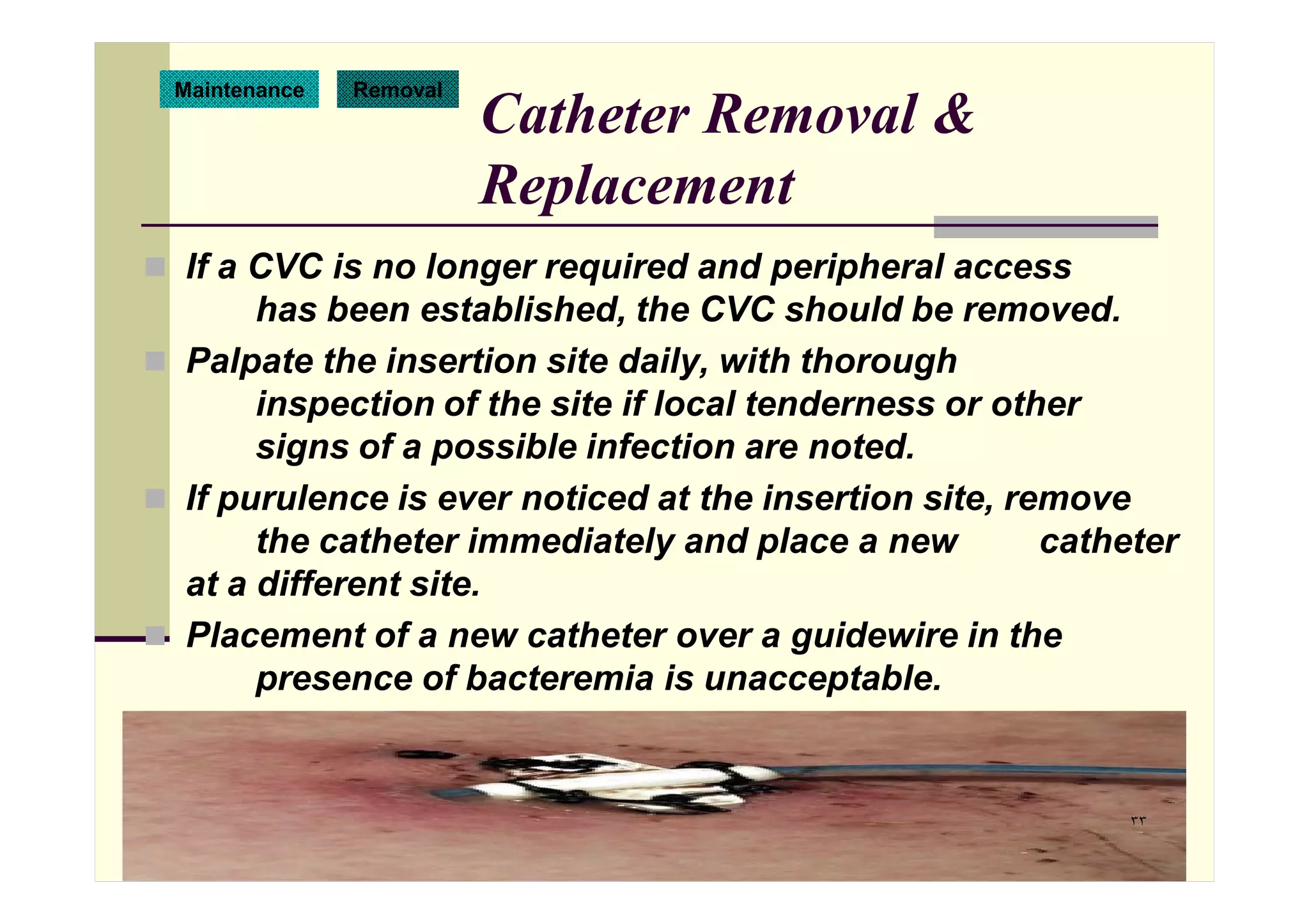Prevention of Central Line Associated Blood Stream Infection (CLABSI ...