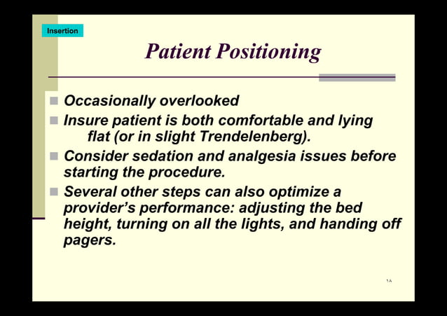 Prevention of Central Line Associated Blood Stream Infection (CLABSI ...