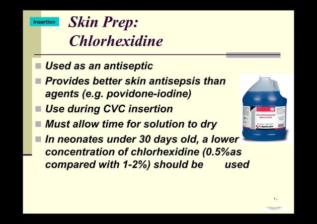 Prevention of Central Line Associated Blood Stream Infection (CLABSI ...