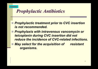 Prevention of Central Line Associated Blood Stream Infection (CLABSI ...
