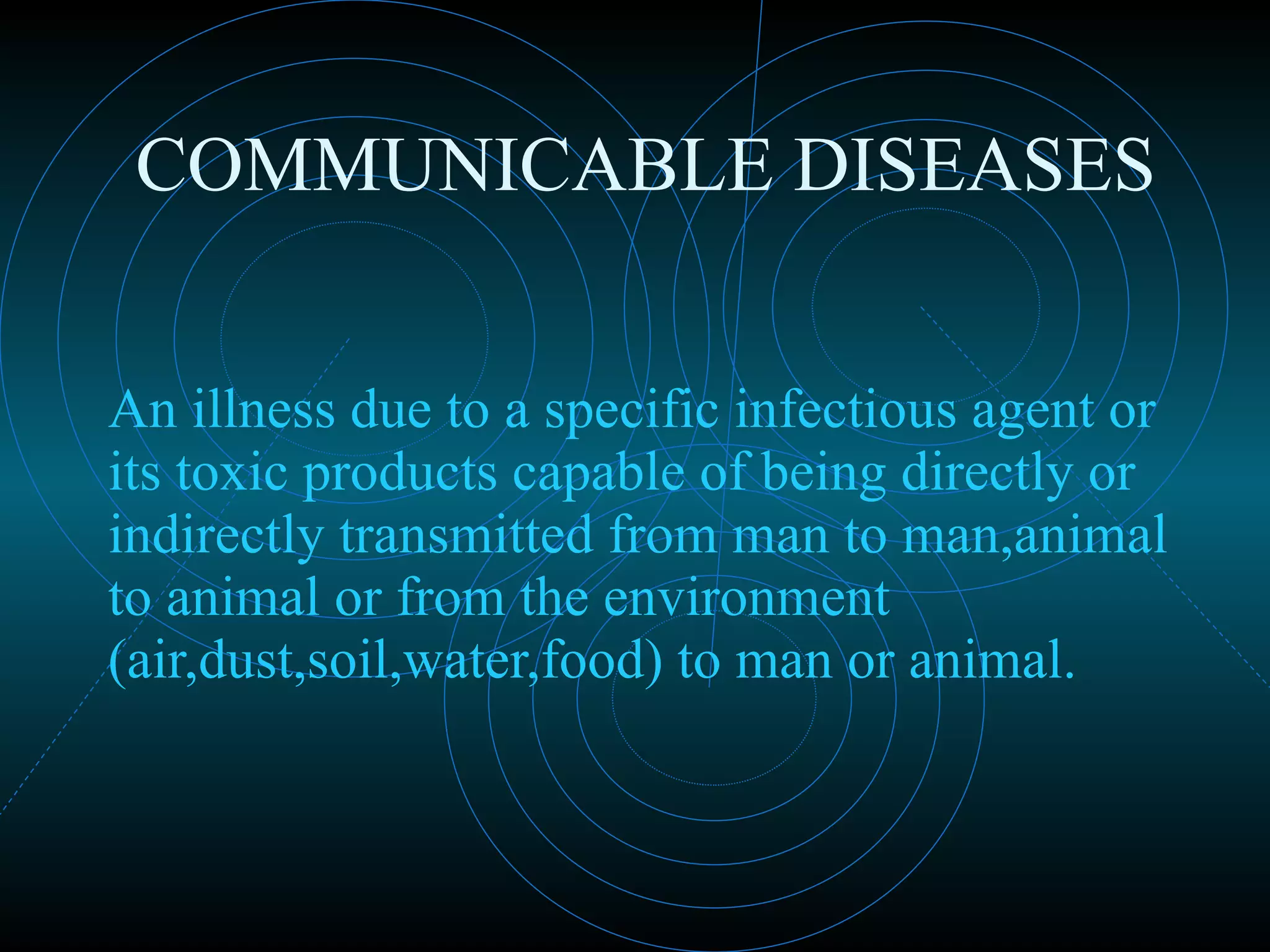 Prevention Of Communicable Diseases..... | PPT