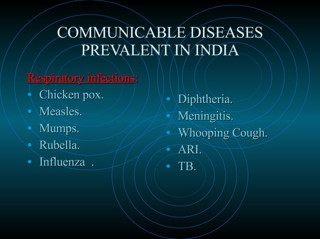 Prevention Of Communicable Diseases..... | PPT | Infectious Diseases ...