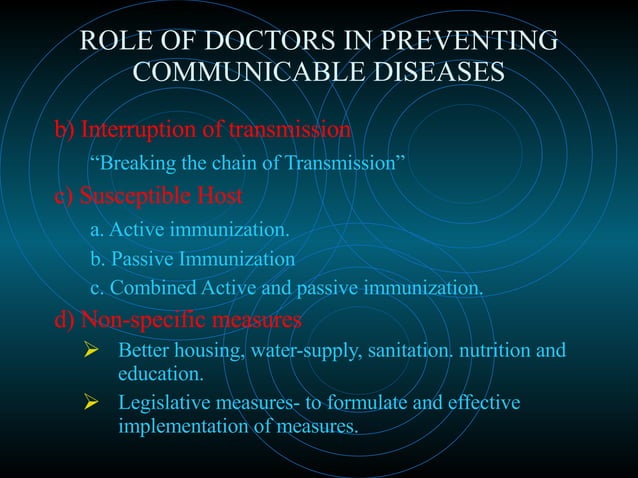 Prevention Of Communicable Diseases..... | PPT | Infectious Diseases ...