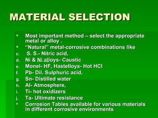 Prevention of corrosion | PPT