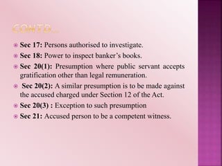 Prevention of corruption act 1988 & Lokpal act 2013 | PPTX