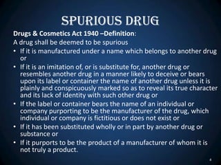 Prevention of counterfeit medicine | PPTX