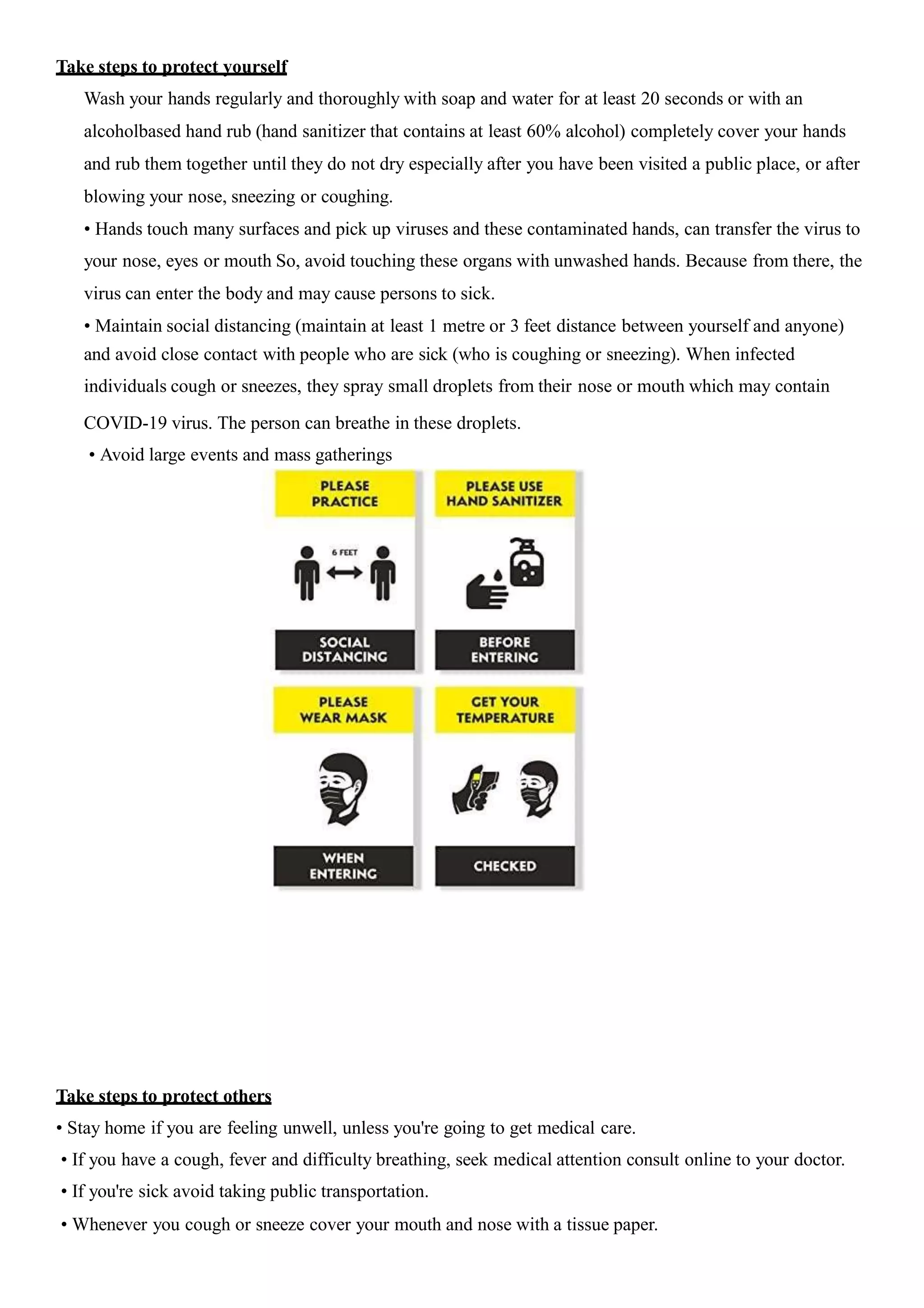 (PREVENTION OF COVID 19).pptx | Cold and Flu | Diseases and Conditions