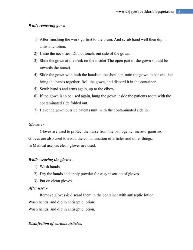 Prevention of cross infection | PDF | First Aid | Injuries