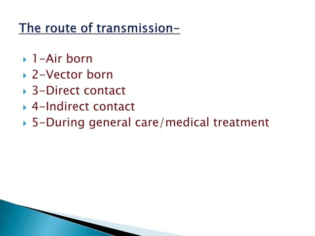 Prevention of cross infection1 | PPTX | Infectious Diseases | Diseases ...