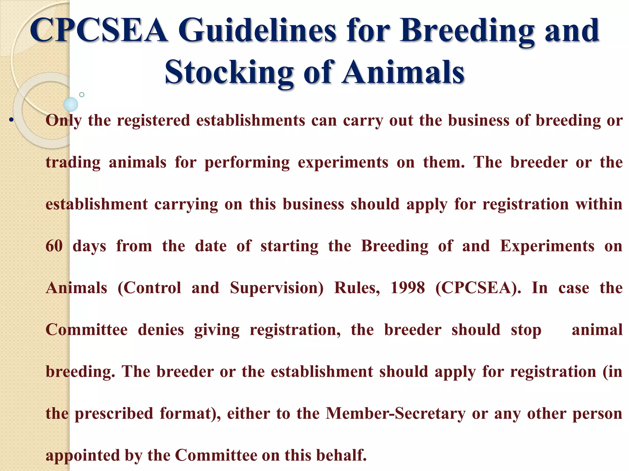 Prevention of cruelty to animals act | PDF