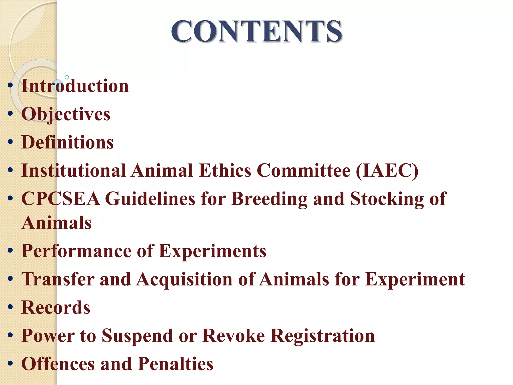 Prevention of cruelty to animals act | PDF