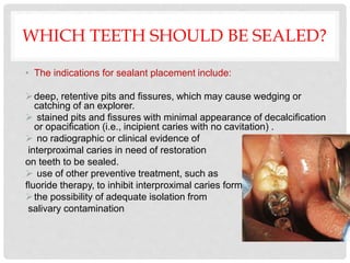 Prevention of dental disease and pit and fissure | PPTX