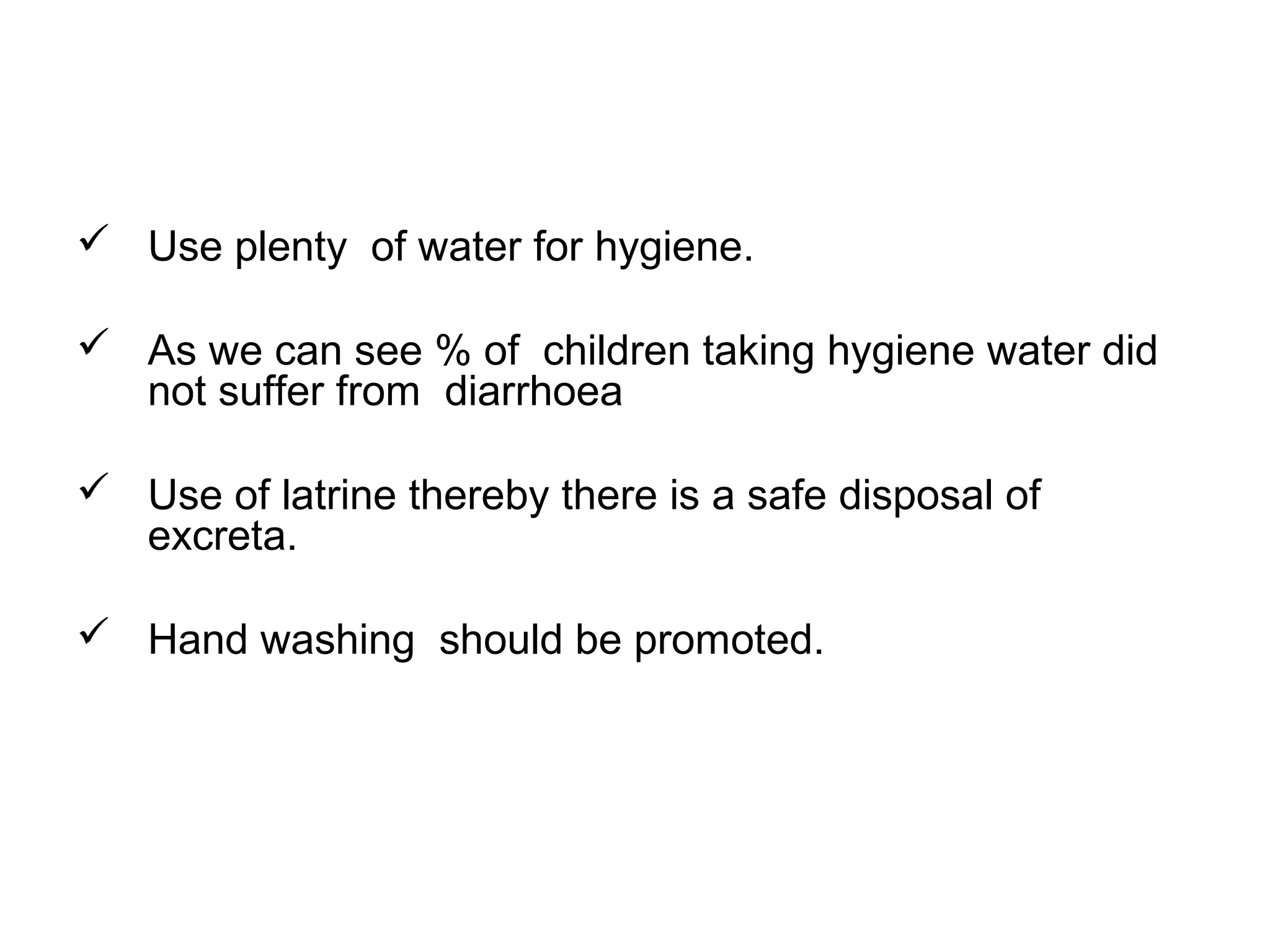 Prevention of diarrhoea | PPT