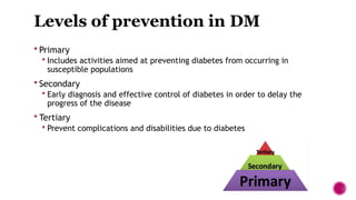 prevention of DM in patients suffering from .pptx