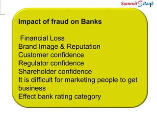 Preventing Bank's Fraud and Forgery | PPT